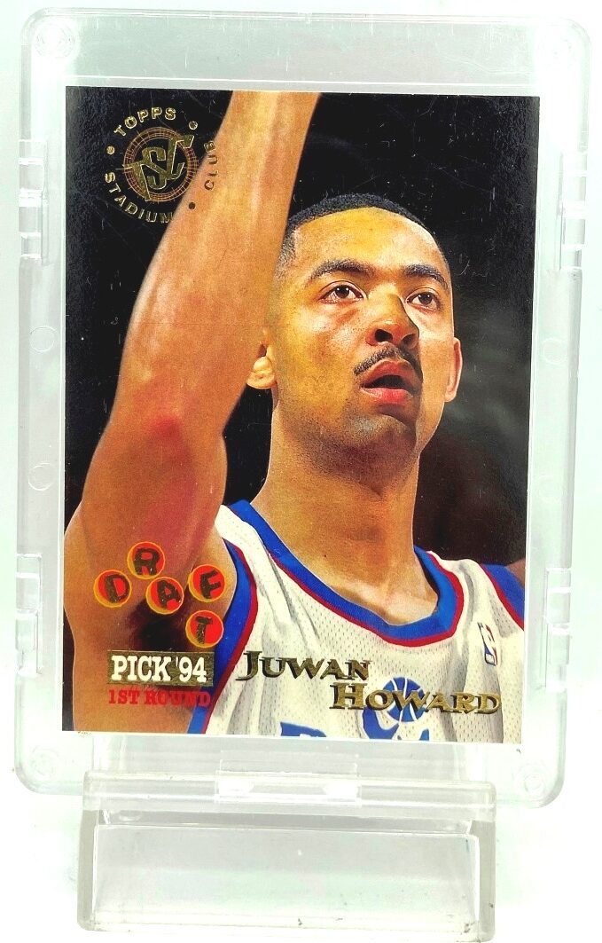 Vintage 1994 Topps Stadium Club Draft Pick '94 Juwan Howard Rookie Card ...