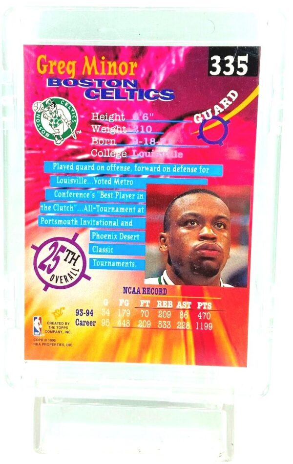 Vintage 1994 Topps Stadium Club Draft Pick '94 Greg Minor Rookie Card ...