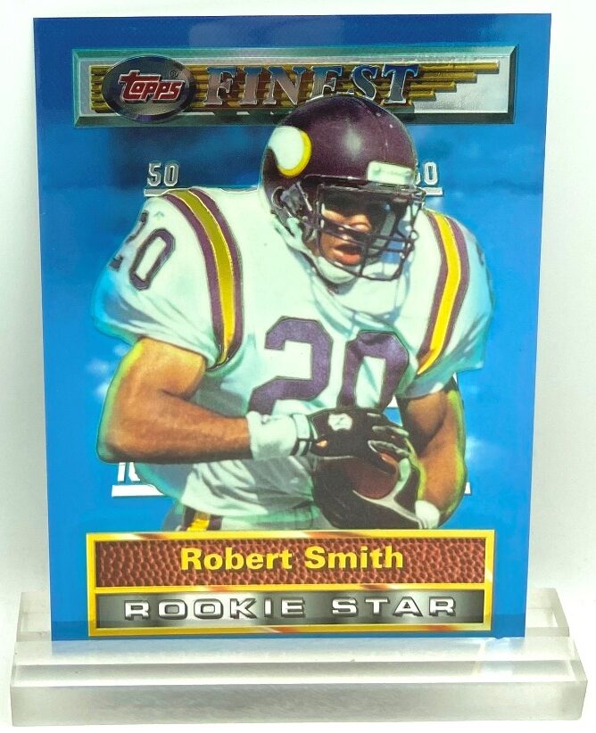 Vintage 1994 Topps Finest NFL Robert Smith Card #112 "ROOKIE STAR ...