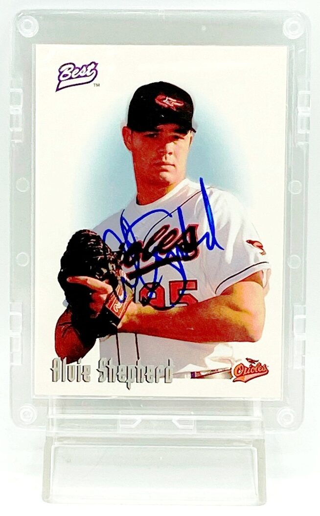 Vintage 1996 Best Prospects Authentic Autograph Alvie Shepherd-Team ...
