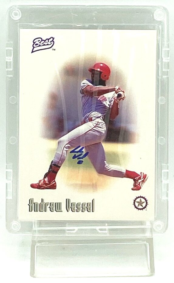 Vintage 1996 Best Prospects Authentic Autograph Andrew Vessel-Team ...
