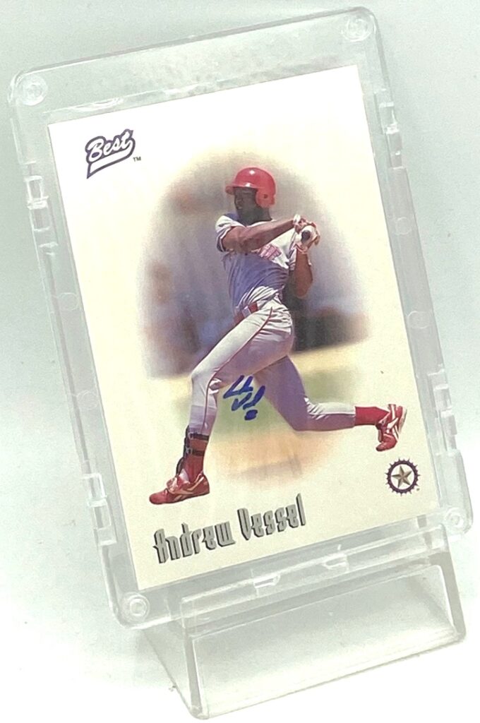 Vintage 1996 Best Prospects Authentic Autograph Andrew Vessel-Team ...