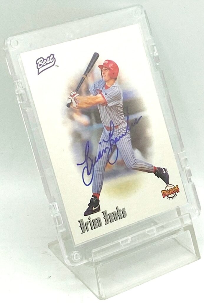 Vintage 1996 Best Prospects Authentic Autograph Brian Banks -Team ...