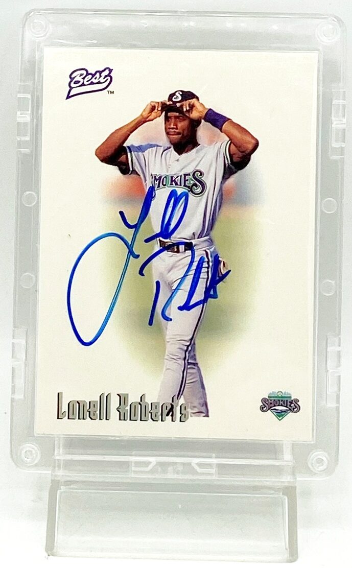 Vintage 1996 Best Prospects Authentic Autograph Lonell Roberts-Team ...