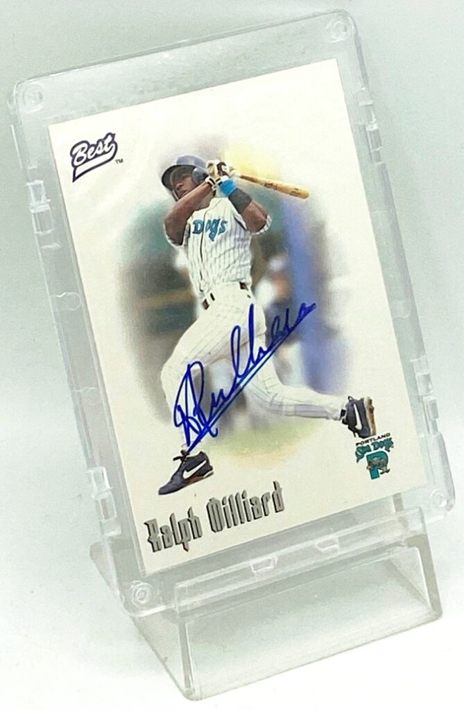 1996 Best Prospects Authentic Ralph Milliard Autograph (Minors)