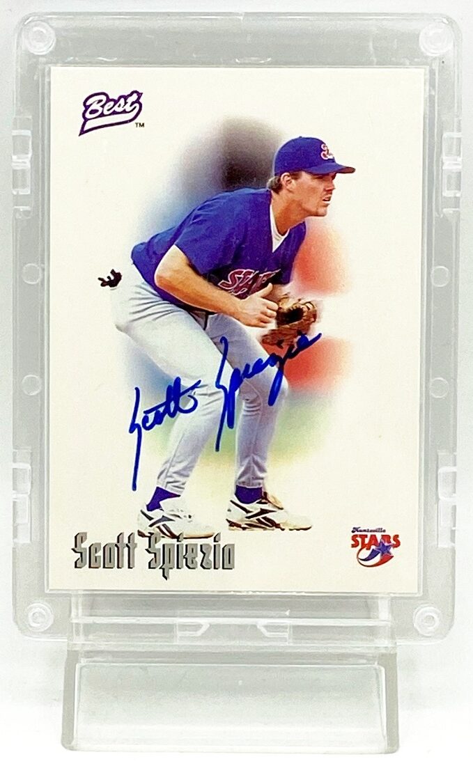 Vintage 1996 Best Prospects Authentic Autograph Scott Spiezio-Team ...