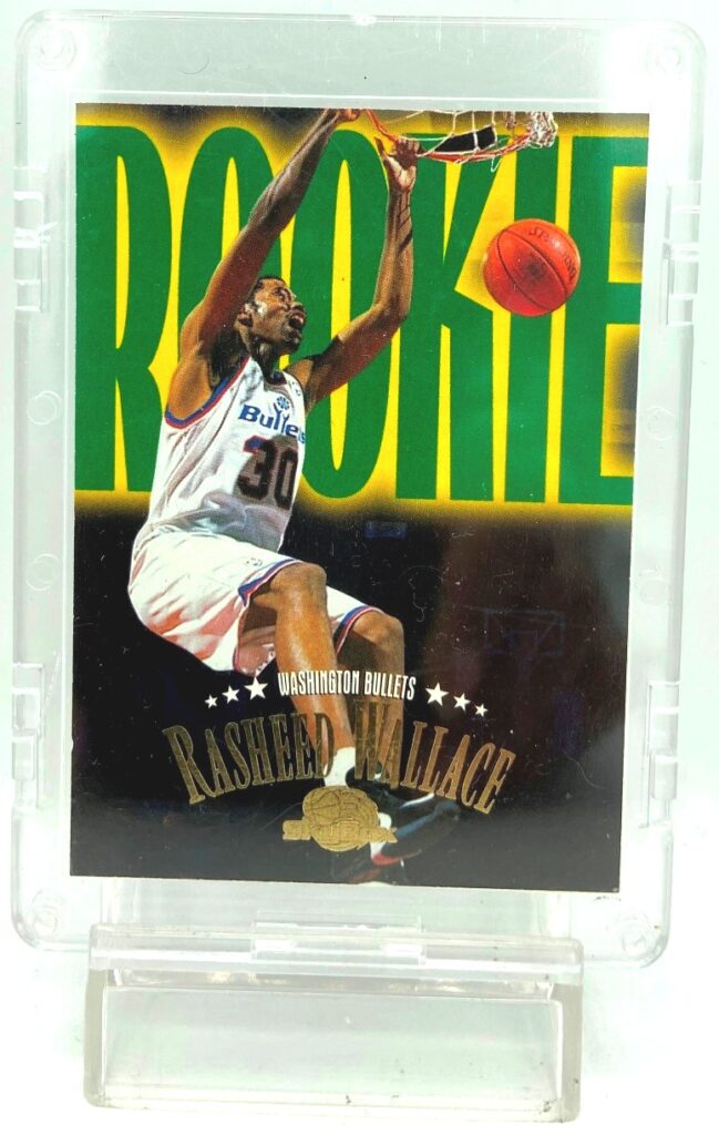 Vintage 1996 Skybox Rookie Rasheed Wallace Card #248 NBA Rookie Road ...