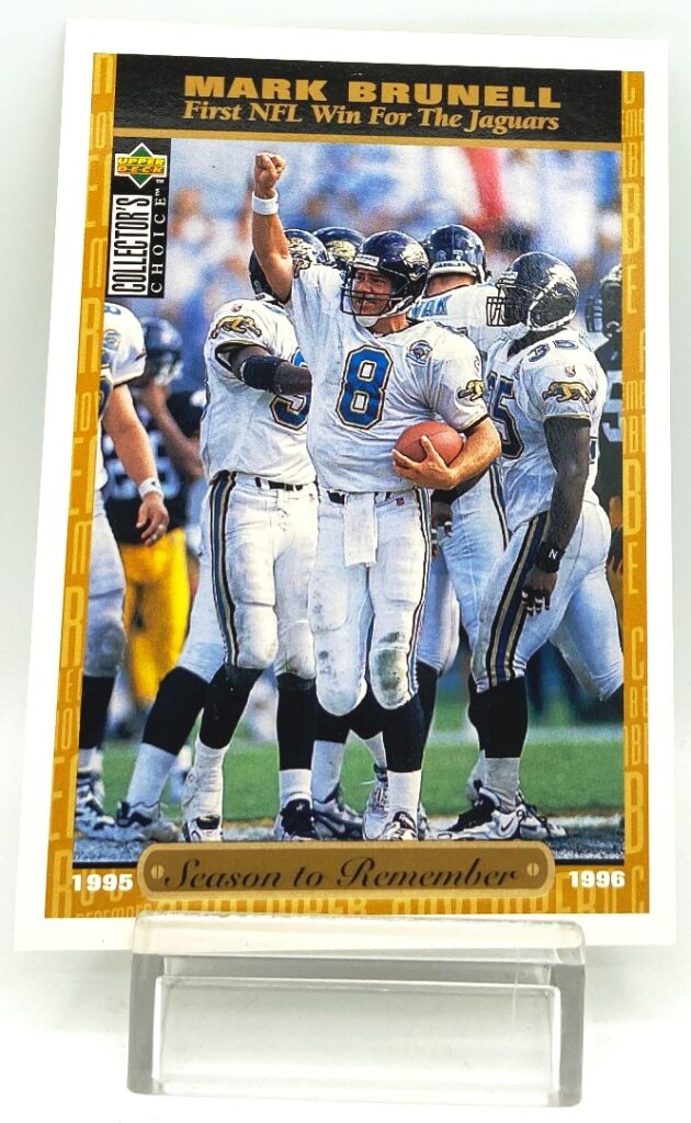 Vintage 1996 UD Collector's Choice NFL Mark Brunell Card #60 QB ...