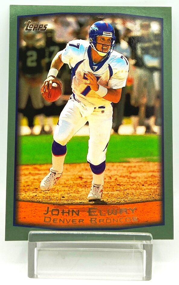 Vintage 1999 Topps Gold Label NFL John Elway Card #6/8 QB Denver ...