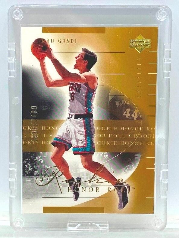 Vintage 2002 Upper Deck NBA Rookie Honor Roll Pau Gasol Card #118 ...
