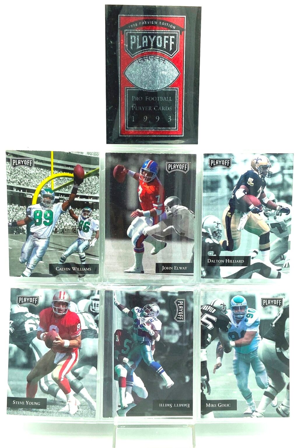 Vintage 1993 Playoff Preview Edition Set Pro Football Player Cards ...