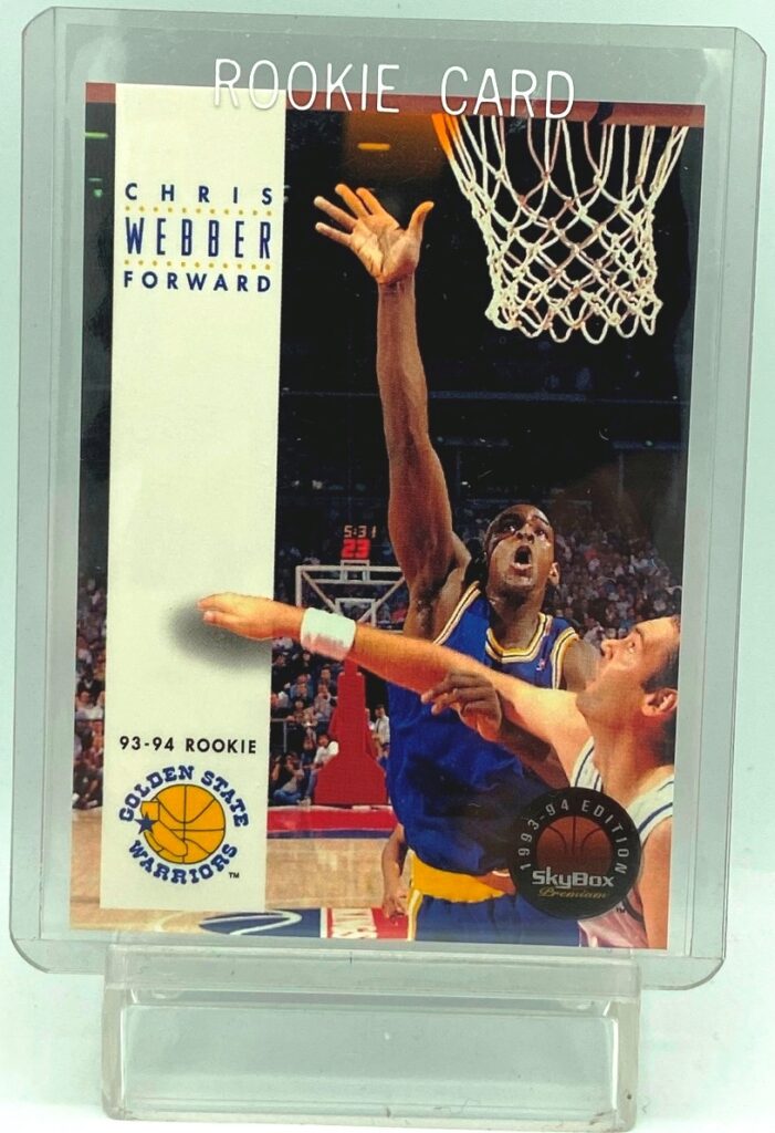 Vintage 1993-94 Edition Skybox Premium NBA Draft Chris Webber Rookie ...
