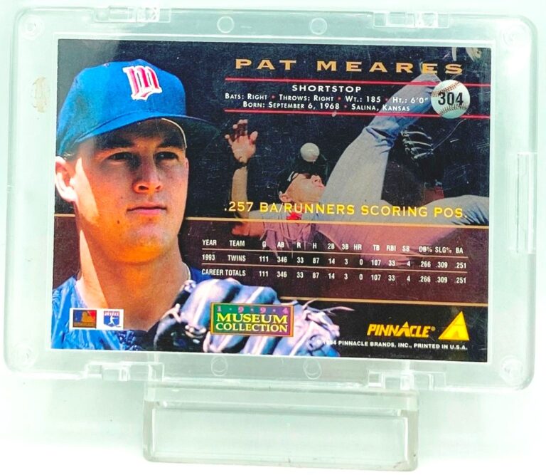 1994 Pinnacle Museum Collection Pat Meares Card #304
