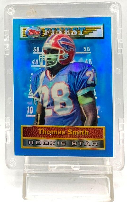 Vintage 1994 Topps Finest Refractor Rookie Star Thomas Smith Card #201 ...