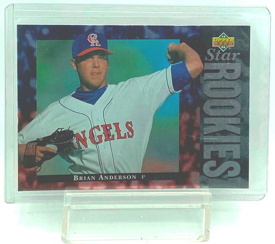 Vintage 1994 Upper Deck Star Rookies Brian Anderson Rookie Card #1 Hologram Combination ...