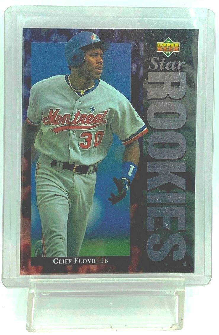 Vintage 1994 Upper Deck Star Rookies Cliff Floyd Rookie Card #12 ...