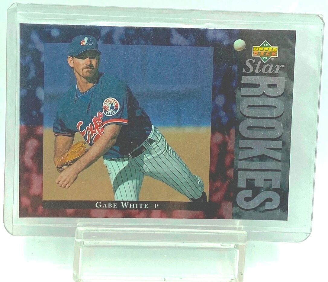 Vintage 1994 Upper Deck Star Rookies Gabe White Rookie Card #30 ...