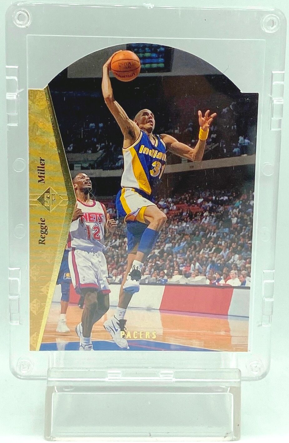 Vintage 1994-95 Upper Deck SP Die-Cut Reggie Miller Card #D81 Pacers ...