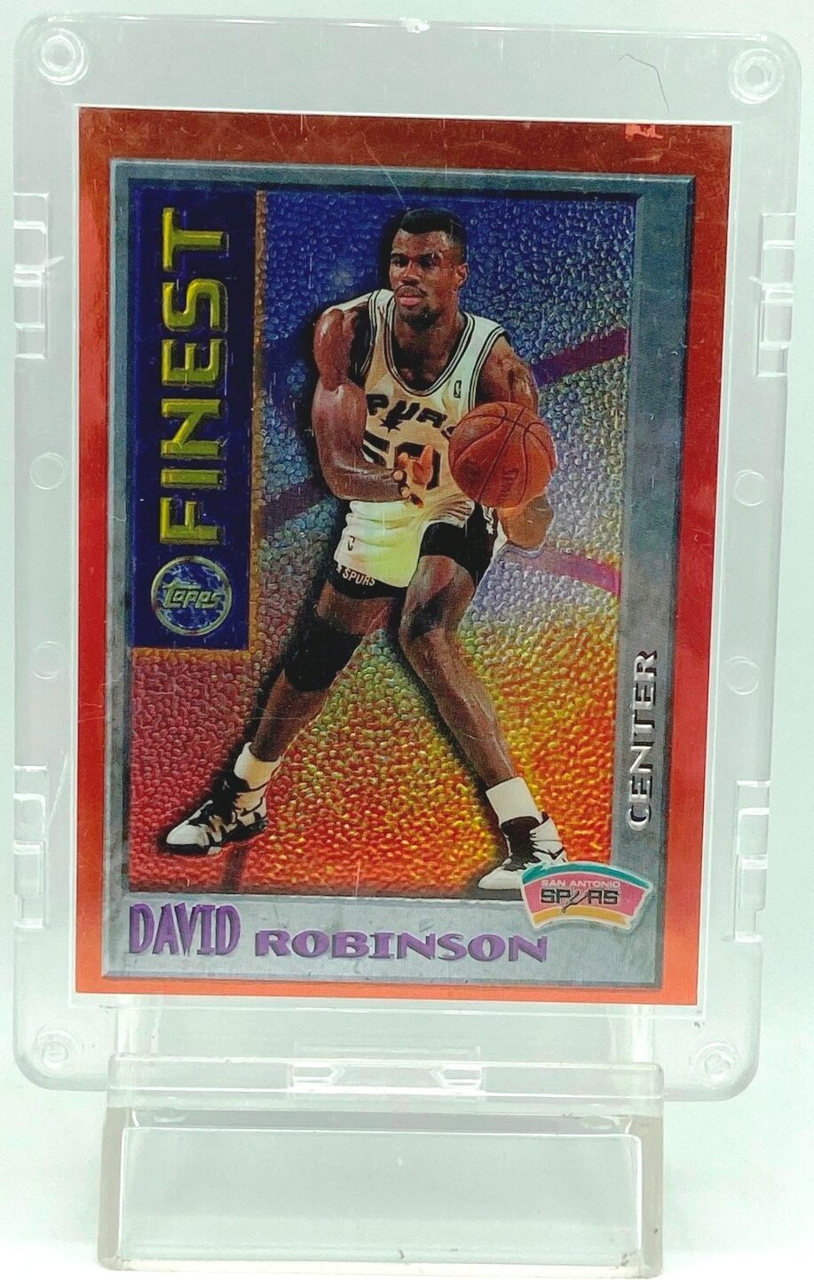 Vintage 1996 Topps Finest Chromium David Robinson Insert Card #M11 San ...