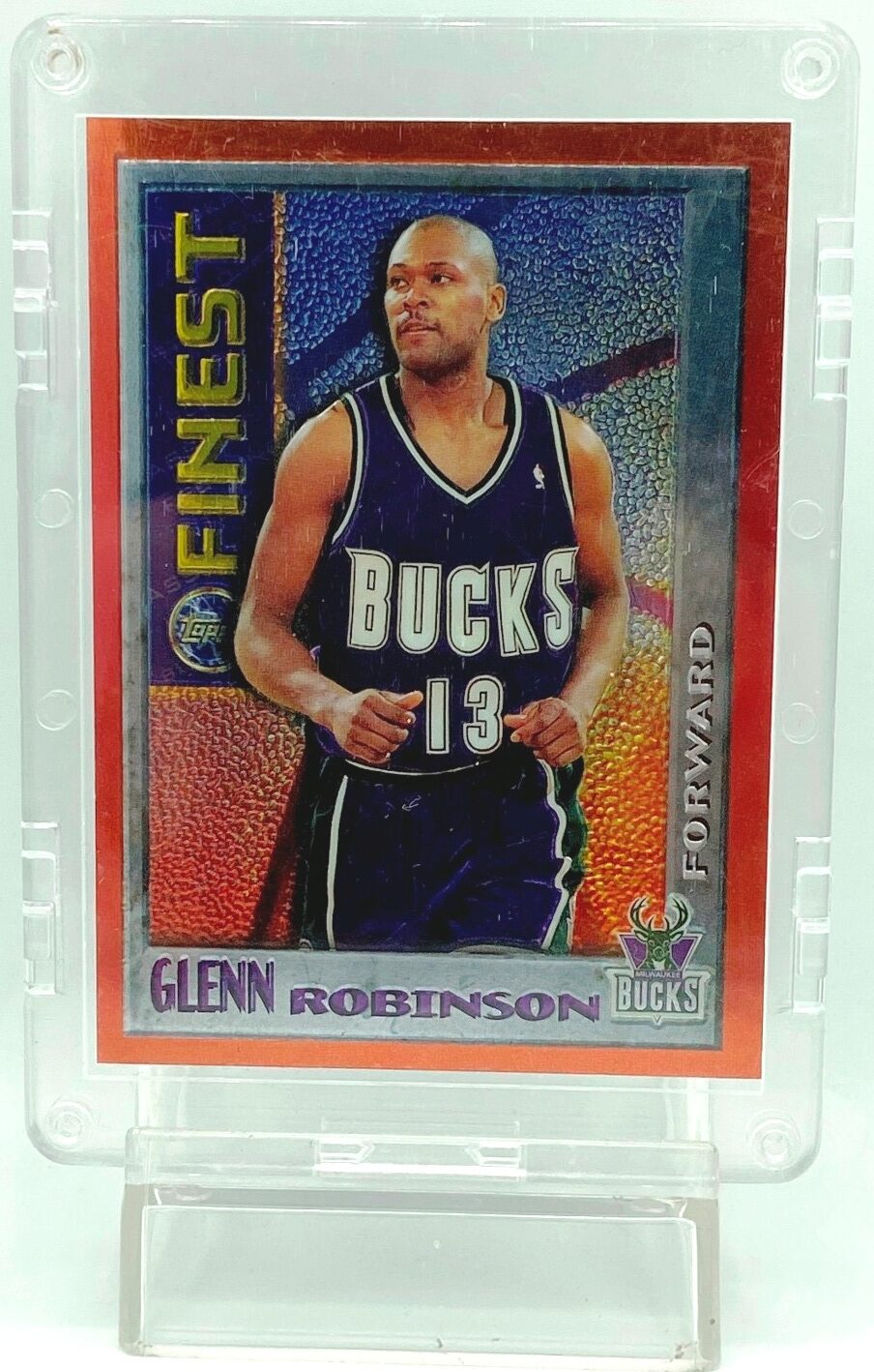 Vintage 1996 Topps Finest Chromium Glenn Robinson Insert Card #M10 ...