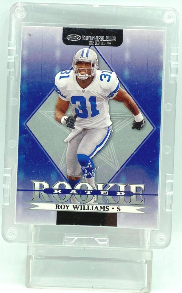 Vintage 2002 Donruss Rated Rookie Roy Williams Card #297 NFL Rookie ...