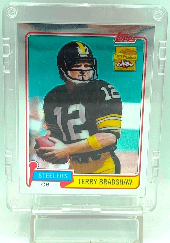 Vintage 2002 Topps Chrome Commemorative Series Terry Bradshaw Card #11 ...