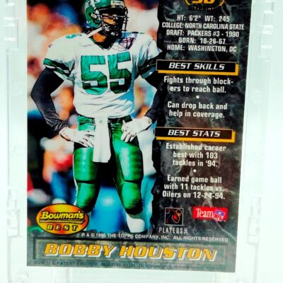 Vintage 1995 Bowman's Best Refractor NFL Bobby Houston Card #50 (Team ...