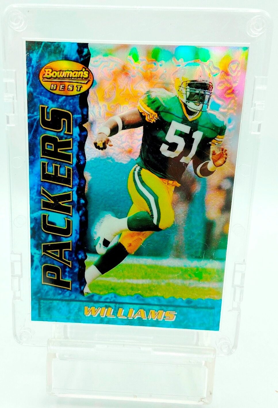 Vintage 1995 Bowman's Best Refractor NFL Brian Williams Rookie Card #73 ...