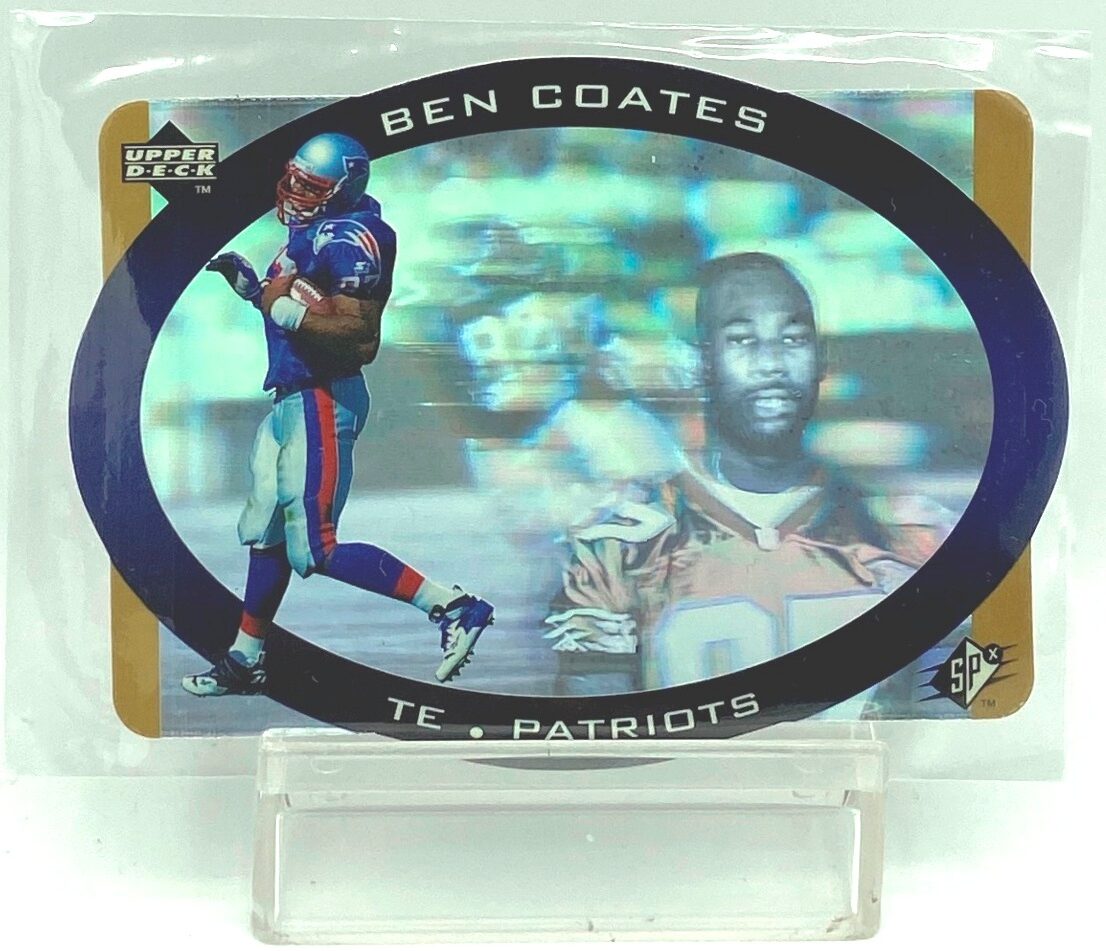 Vintage 1996 Upper Deck SPx NFL Holographic Collection Ben Coates Die ...