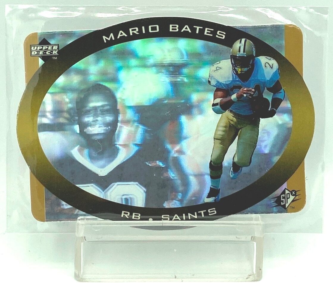 Vintage 1996 Upper Deck SPx NFL Holographic Collection Mario Bates Die ...