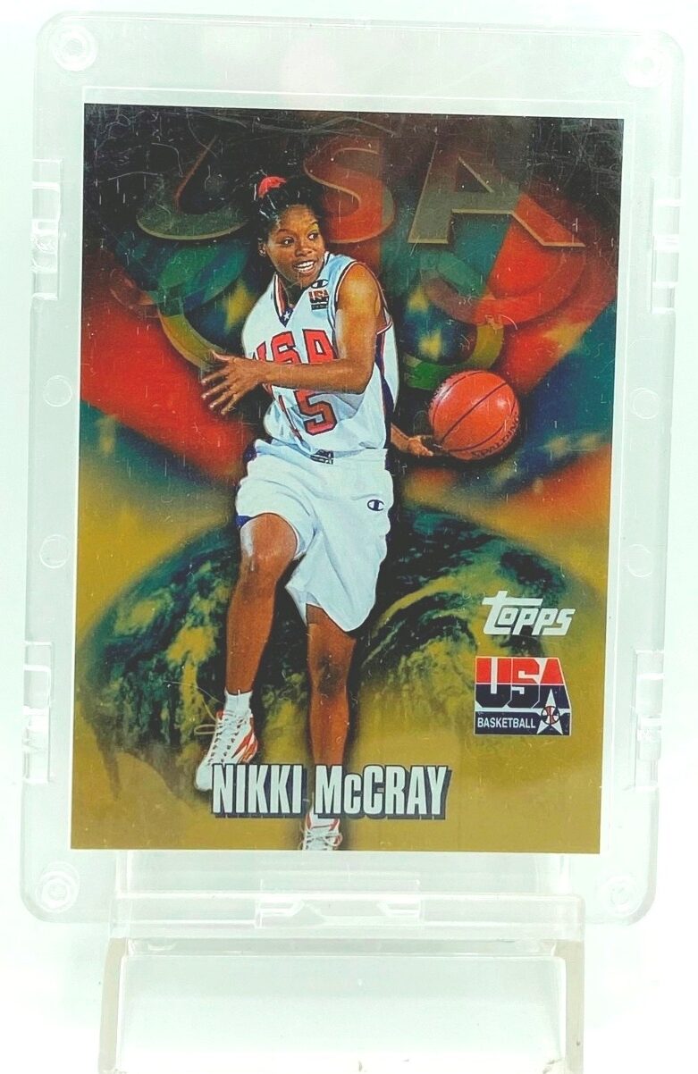 Vintage 2000 Topps USA Basketball Gold WNBA Nikki McCray Card #62 Team ...