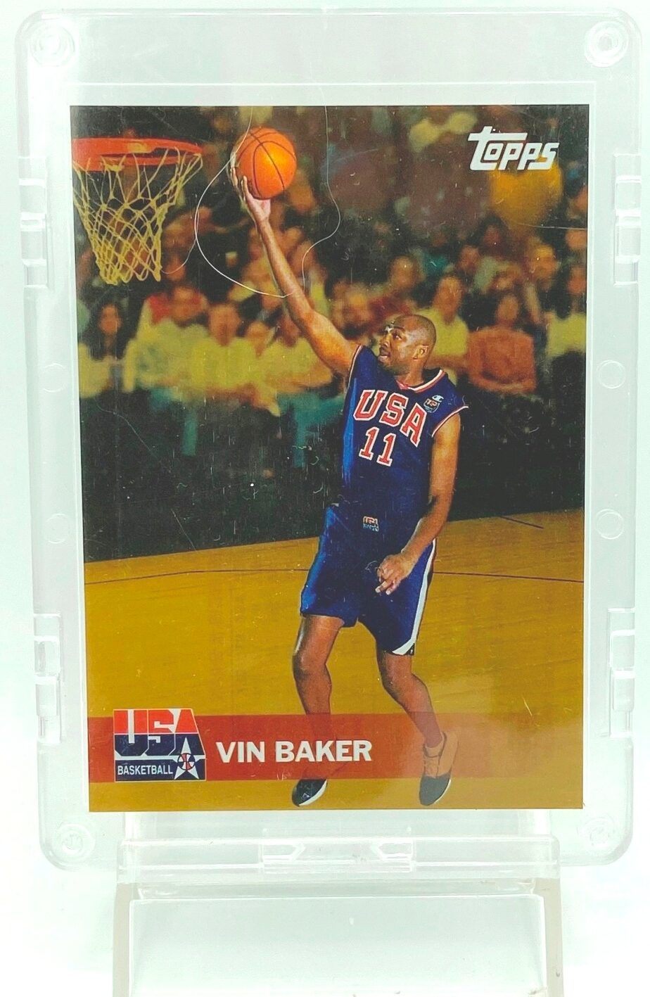 Vintage 2000 Topps USA Basketball Gold NBA Vin Baker Card #35 Team: USA ...
