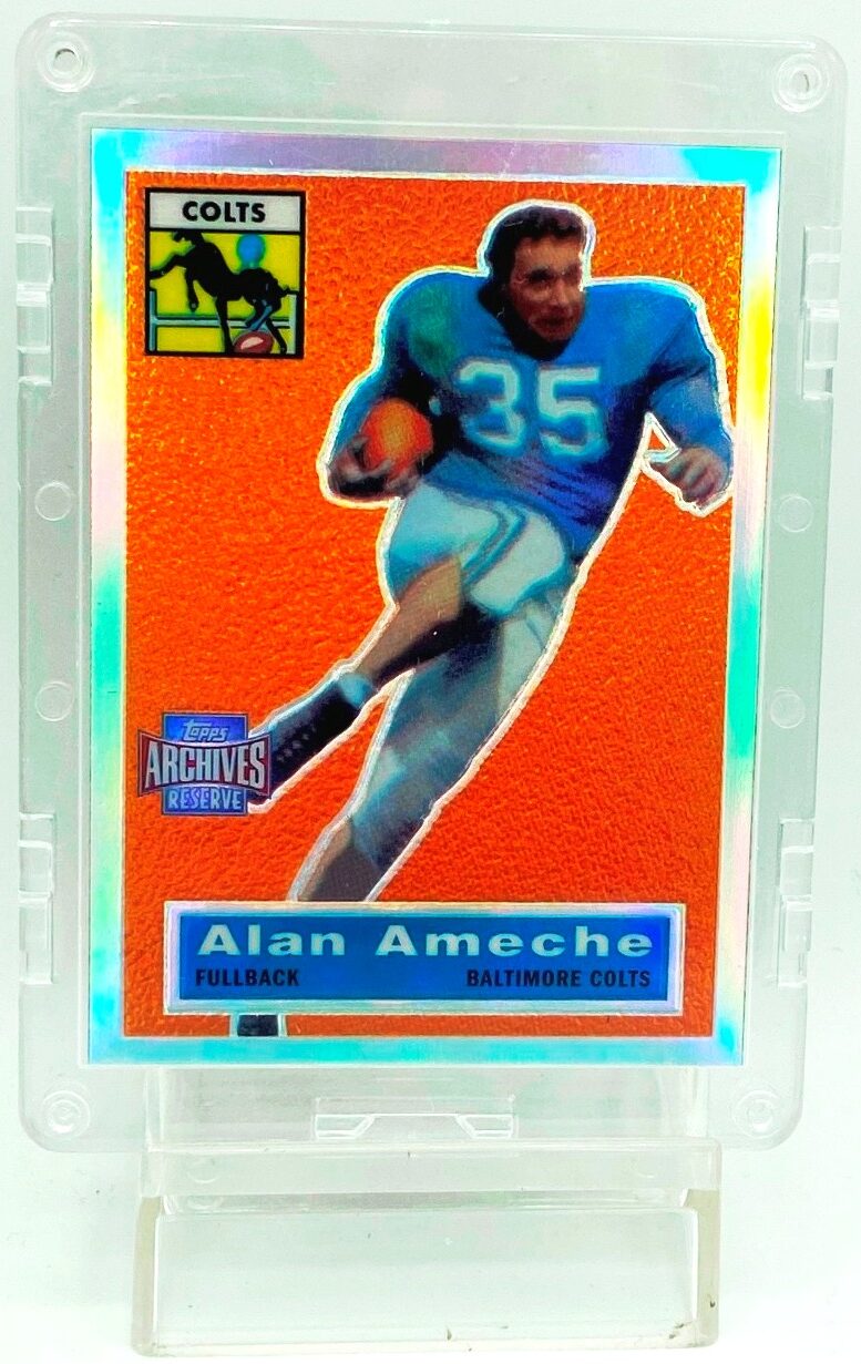 Vintage 2001 Topps Archives Reserve NFL 2001 Topps Alan Ameche Rookie ...