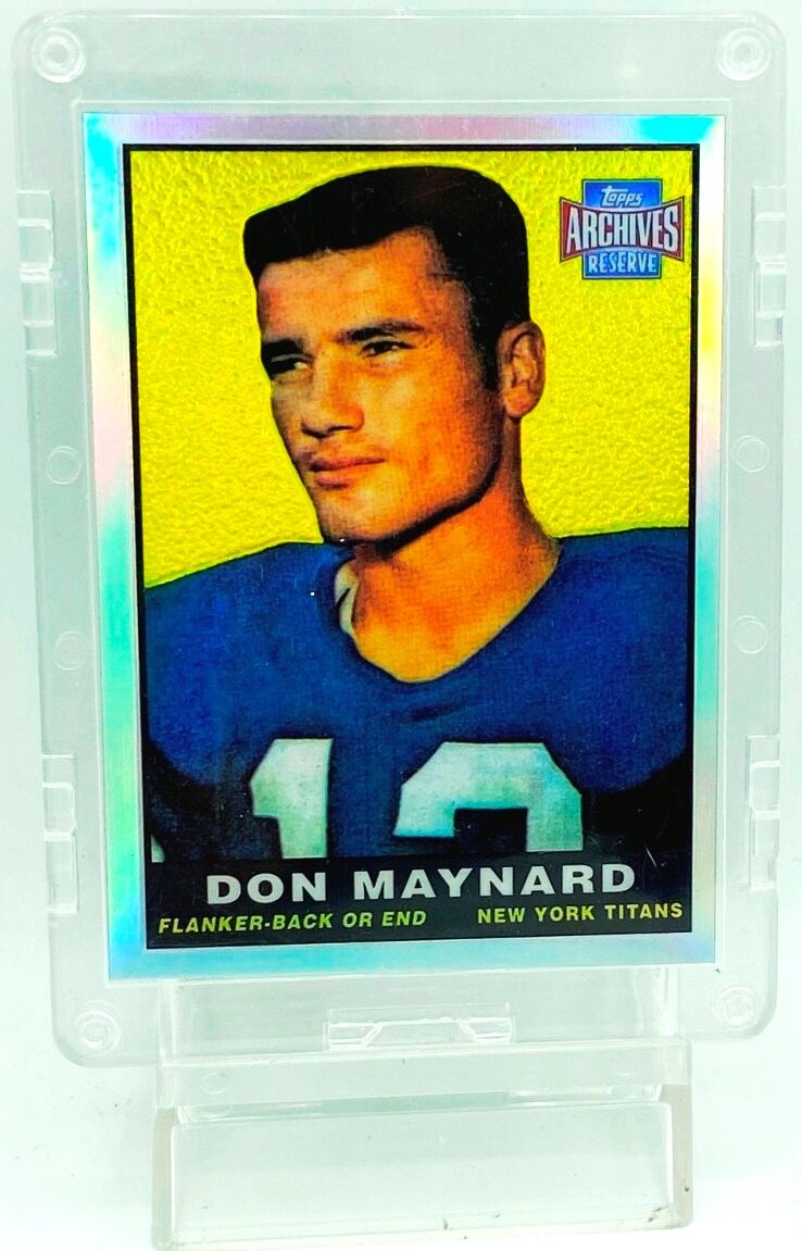 Vintage 2001 Topps Archives Reserve NFC Don Maynard Rookie Card #150 ...