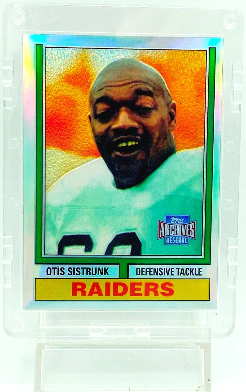 Vintage 2001 Topps Archives Reserve NFL Otis Sistrunk Rookie Card #194 ...