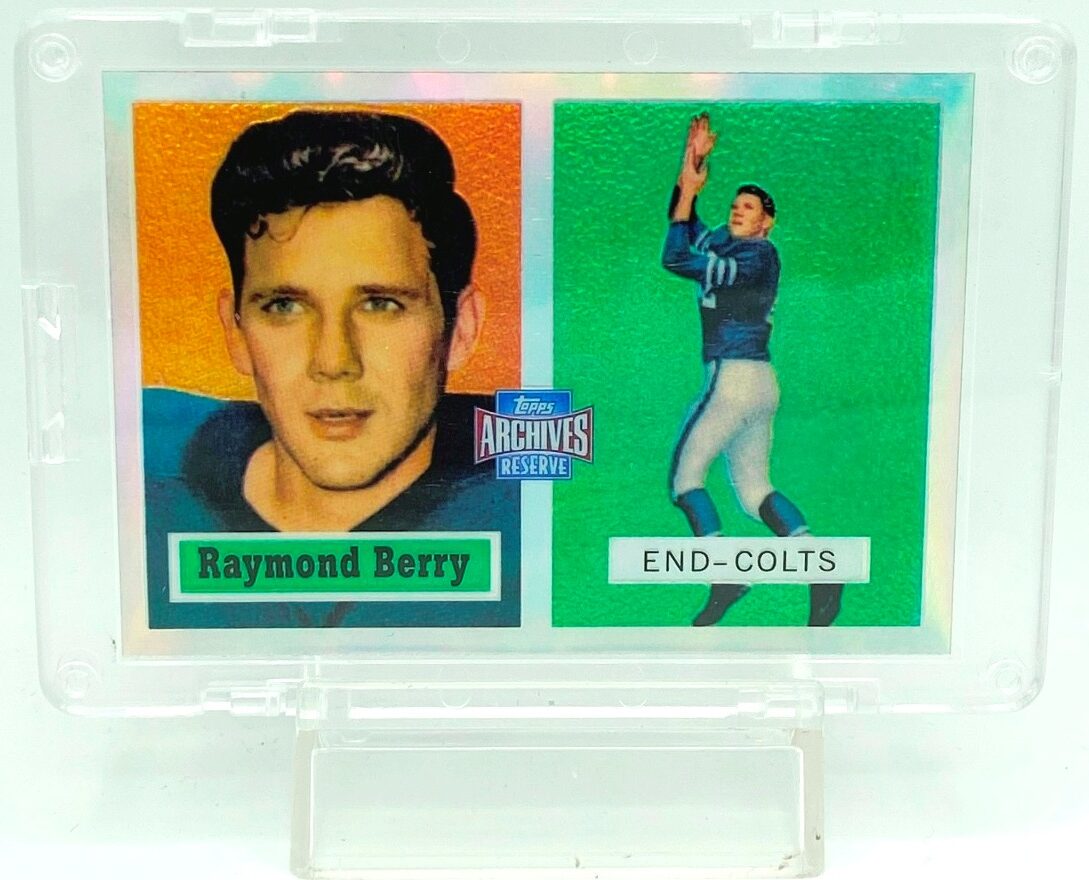 Vintage 2001 Topps Archives Reserve NFL 2001 Topps Raymond Berry Rookie ...