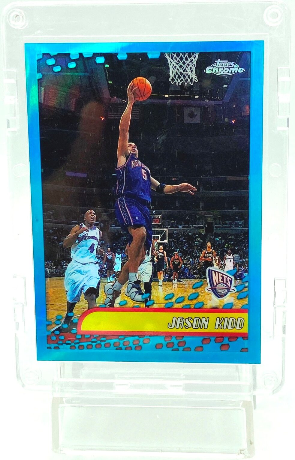 Vintage 2002 Topps Chrome Refractor NBA Jason Kidd Card #80 Team: Nets ...