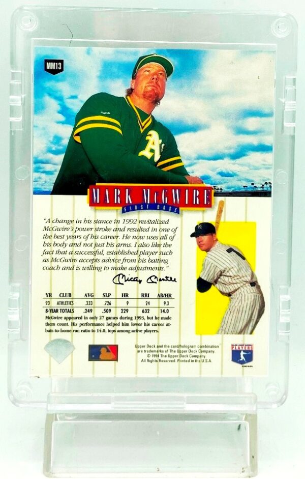 Vintage 1994 Upper Deck Electric Diamond Mickey Mantle's Long Shots MLB ...