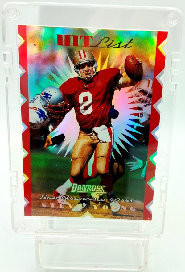 Vintage 1996 Donruss Hit List Series Steve Young Insert Card #12 of #20 ...