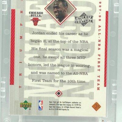 1999 Upper Deck AOTC Michael Jordan #15 ('97-98 All-NBA 1st Team)