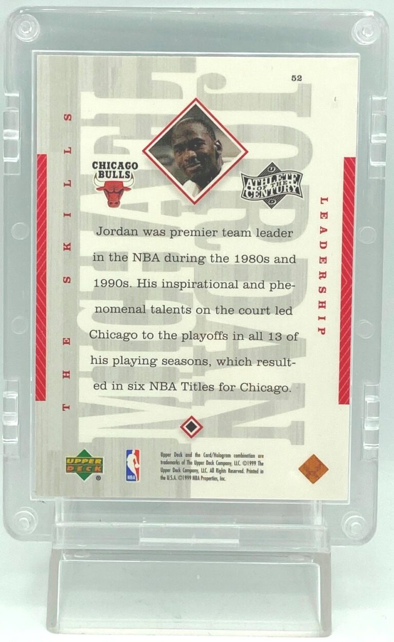 1999 Upper Deck AOTC Michael Jordan #52 (The Skills-Leadership)