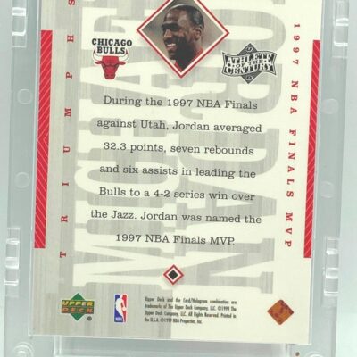 1999 Upper Deck AOTC Michael Jordan #63 (1997 NBA Finals MVP)