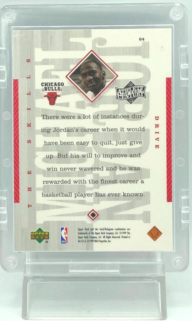 1999 Upper Deck AOTC Michael Jordan #64 (The Skills-Drive)