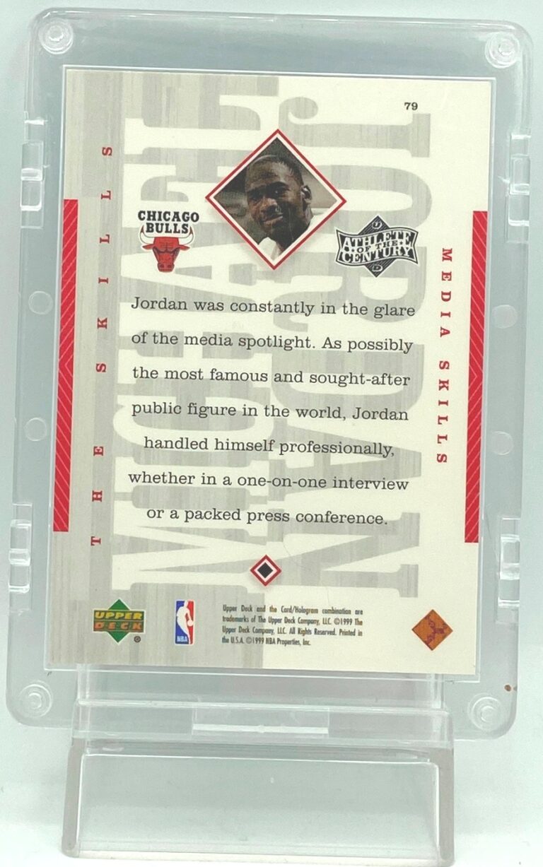 1999 Upper Deck AOTC Michael Jordan #79 (The Skills-Media Skills)