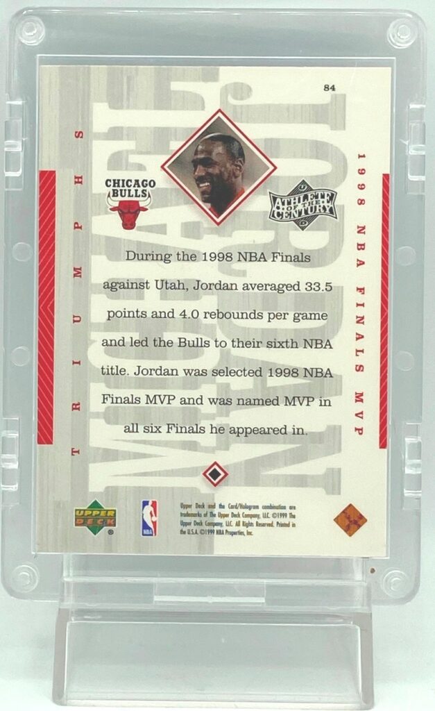 1999 Upper Deck AOTC Michael Jordan #84 (1998 NBA Finals MVP)