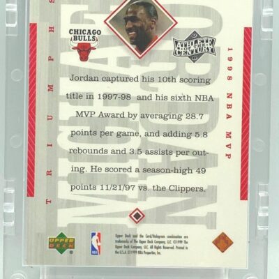 1999 Upper Deck AOTC Michael Jordan #87 (1998 NBA MVP)