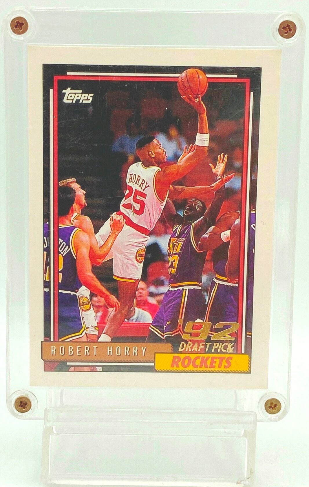 Vintage 1992-93 Topps '92 Draft Pick Robert Horry Rookie Card #308 ...