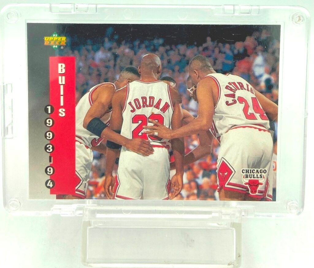 1993-94 Upper Deck NBA Michael Jordan Card #213 (Bulls Schedule)