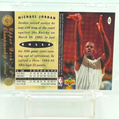 1995 UD SP Championship Series NBA Michael Jordan #41 (He's Back)