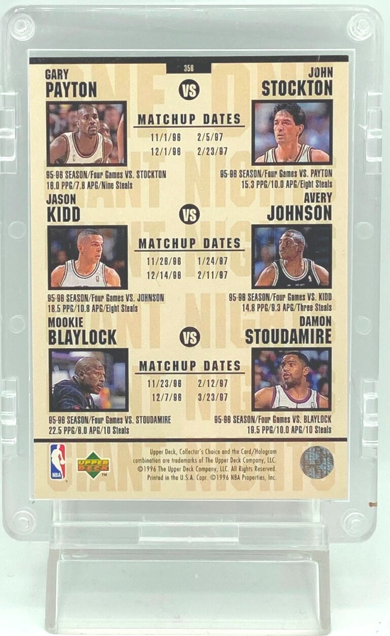 1996 CC Anfernee Hardaway vs Michael Jordan #356 ("One On One")